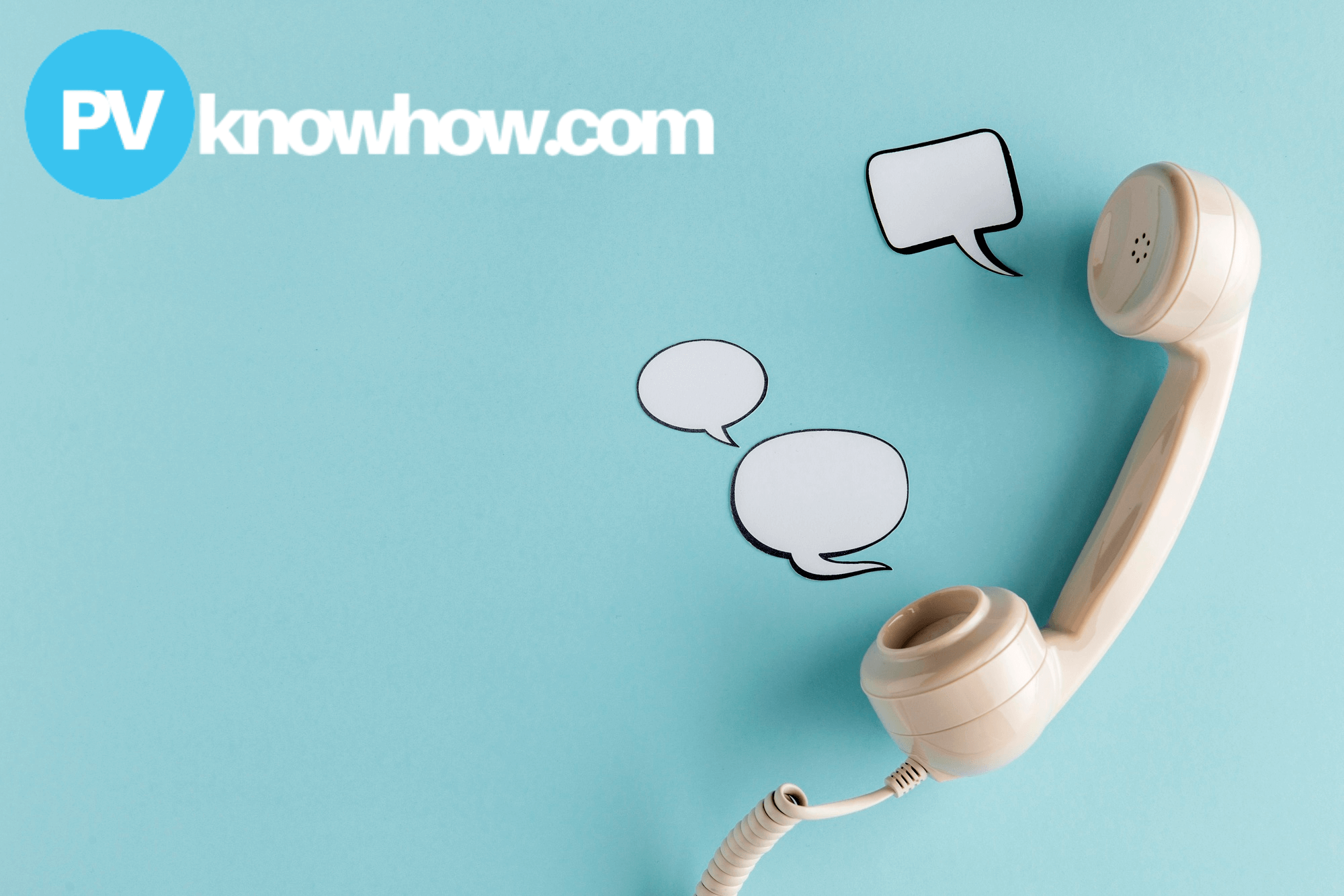 Feel Free To Contact Us - PVknowhow.com