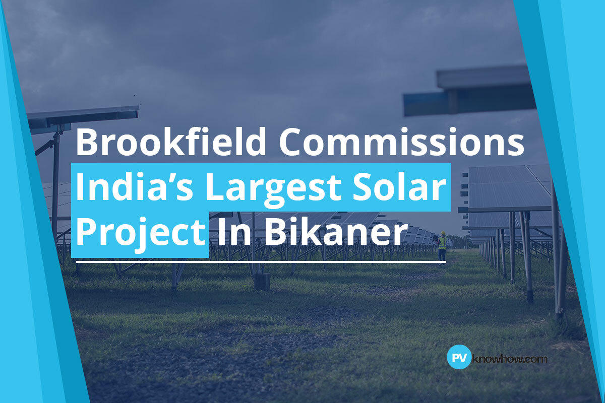 Brookfield India Launches Major Bikaner Solar Power Project
