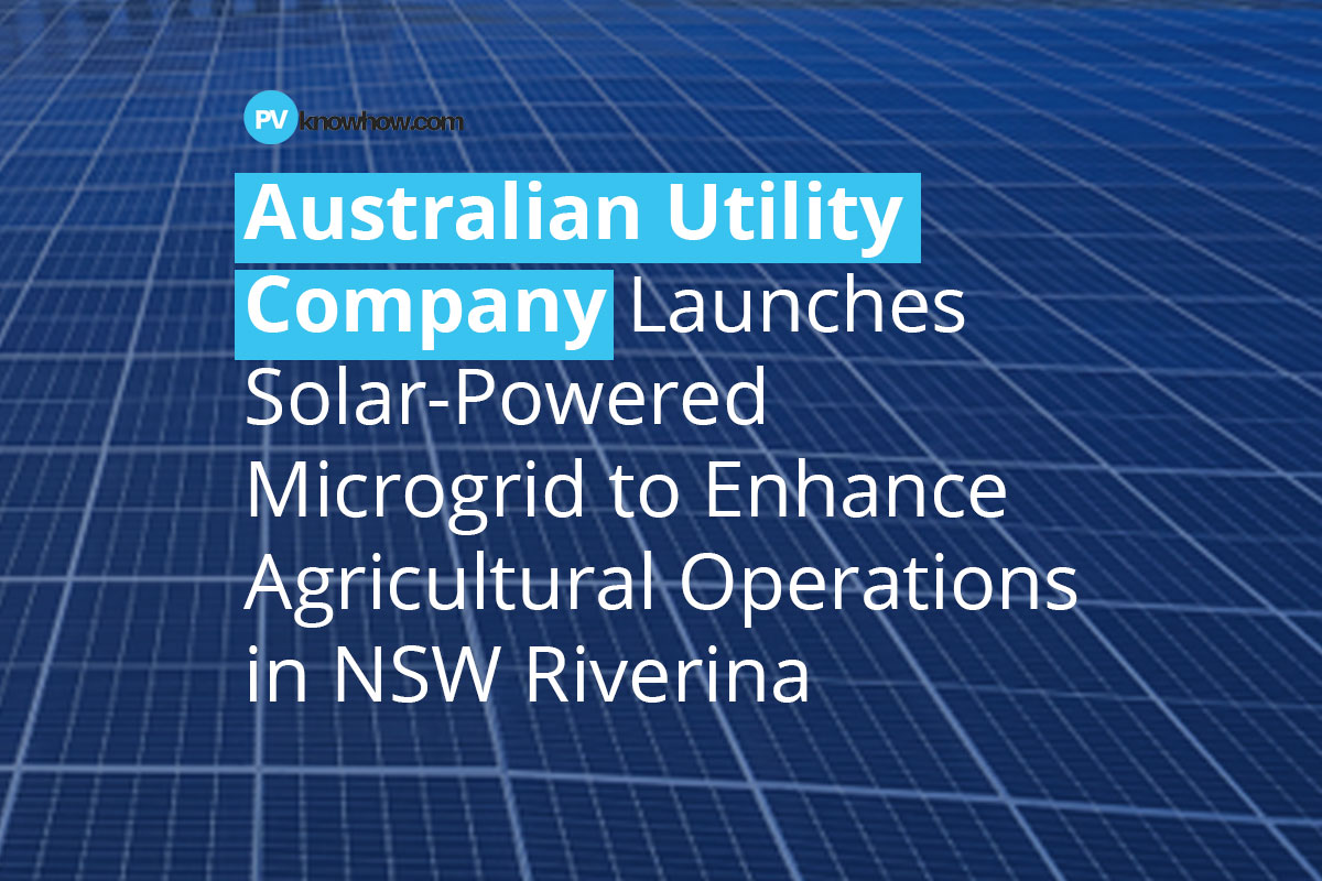 AGL and AFS Power Sustainable Farming with Solar Microgrid