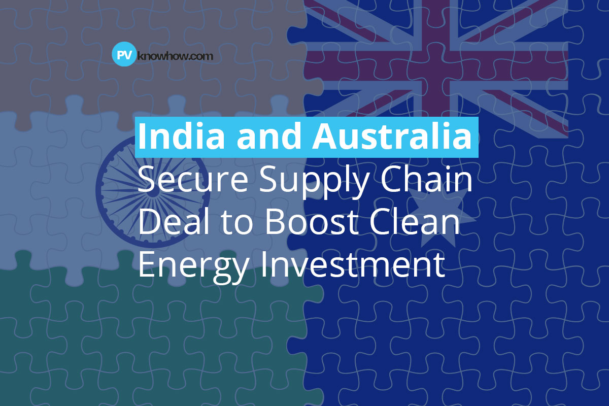 Australia & India: A Partnership for Clean Energy Supply Chains