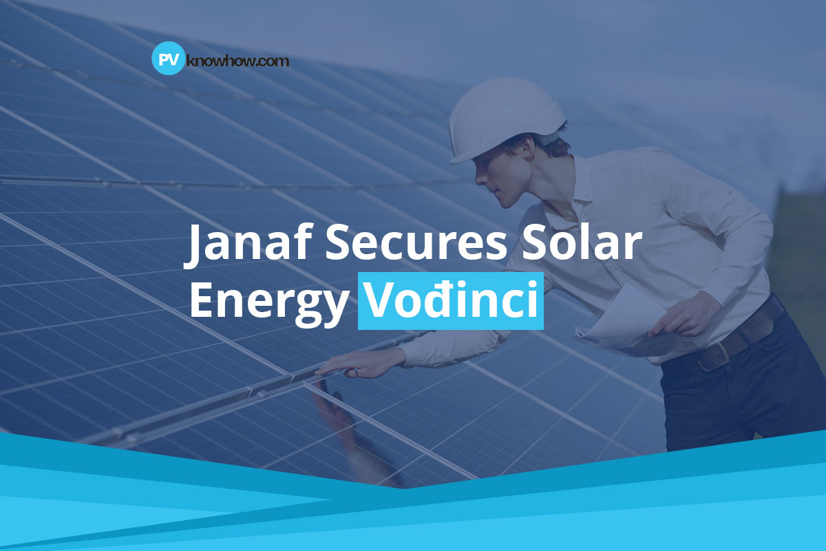 JANAF Enters Croatia's Solar Market with New 14 MW Plant