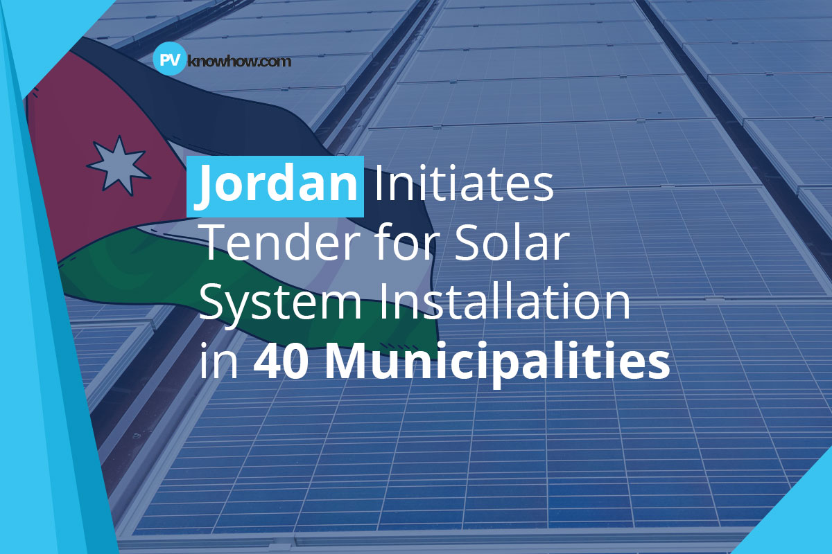 Jordan Tenders Solar Energy Systems for 40 Municipalities