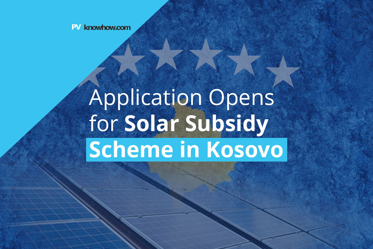 Application Opens for Solar Subsidy Scheme in Kosovo