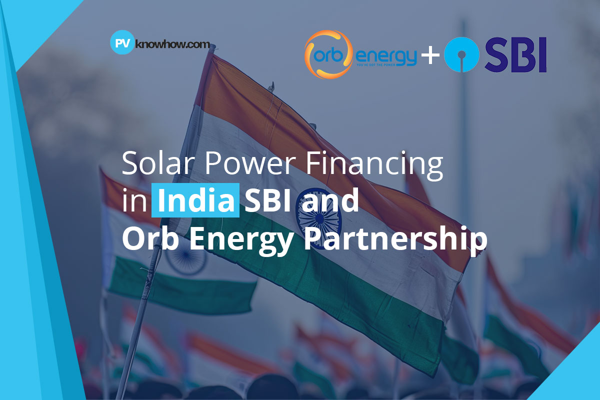 Orb Energy & SBI Partner to Boost Solar Finance in India