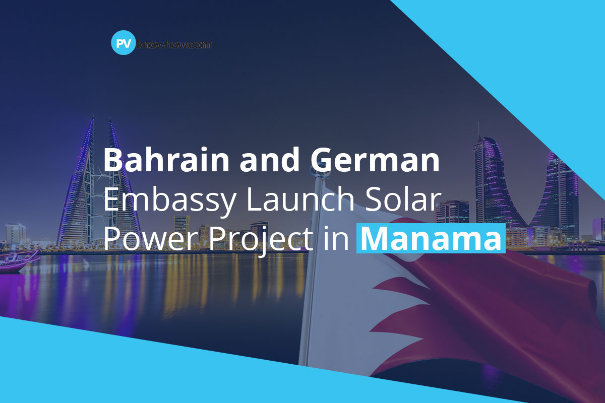 Bahrain & German Embassy Launch Solar Project in Manama