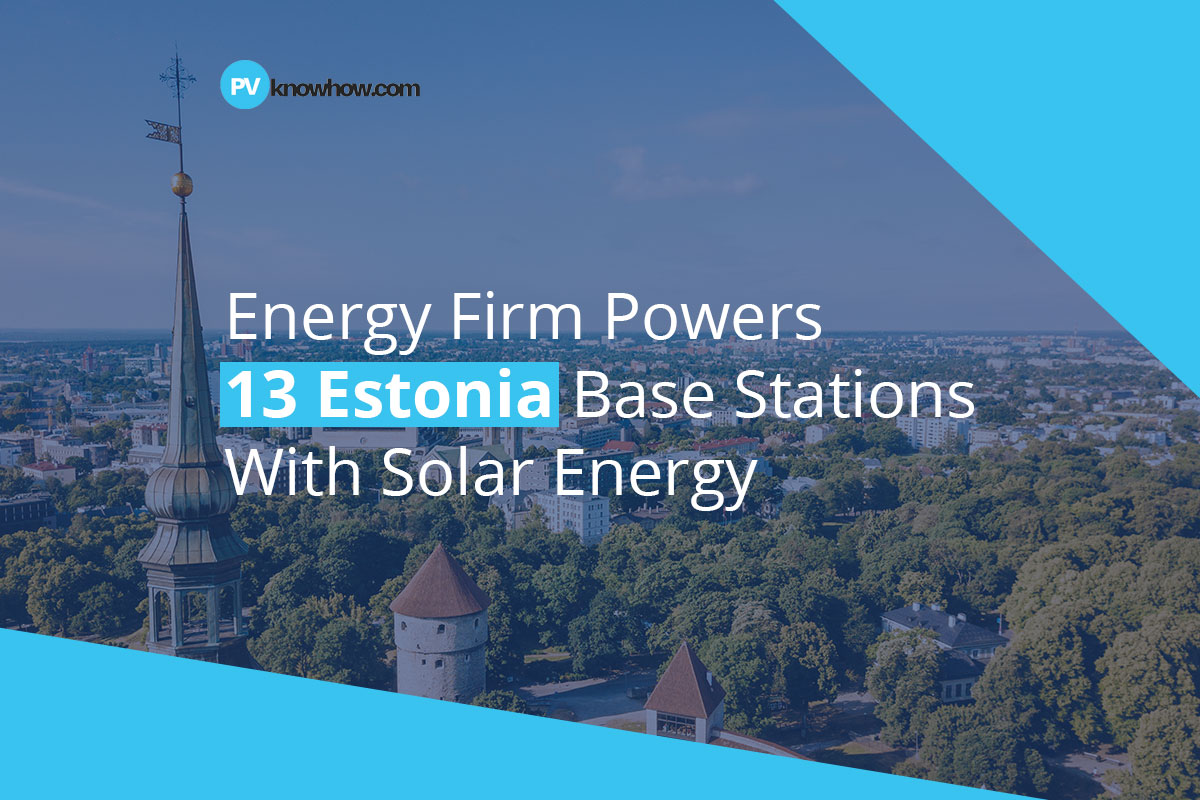 Elisa Powers Telecom Base Stations with Solar & Energy Storage