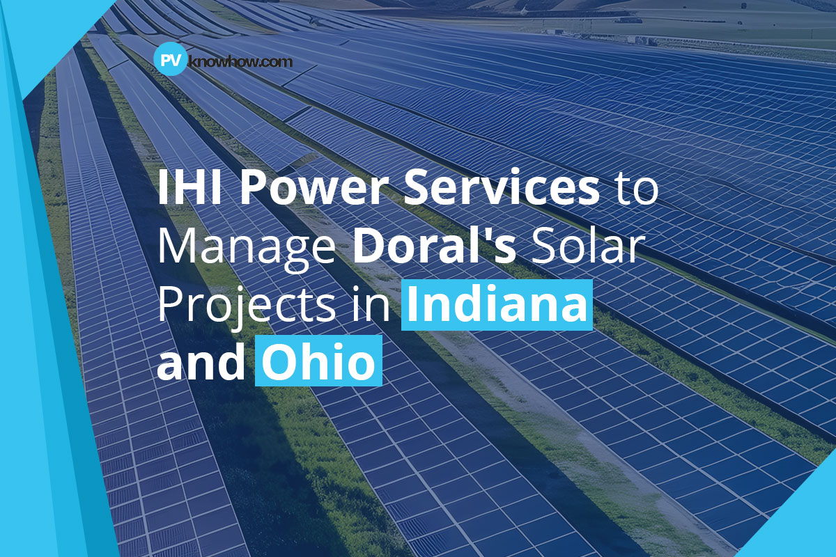 IHI Power Services to Manage Doral's Solar Projects