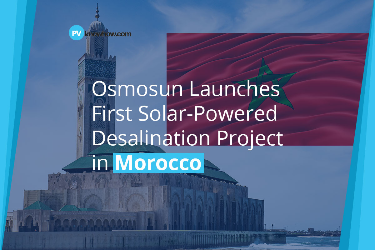 Osmosun's Solar Desalination Project Tackles Water Scarcity in Morocco