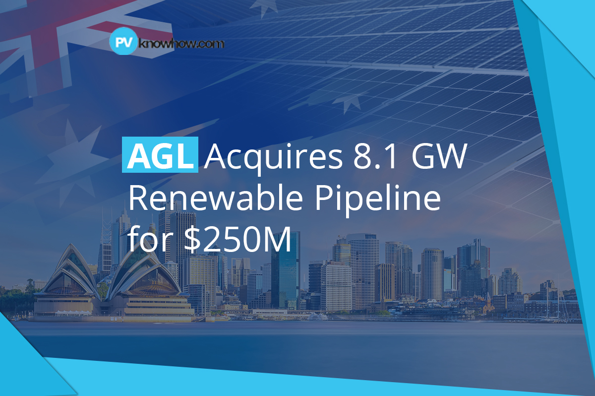 AGL Acquisition Secures 8.1 GW Renewable Energy Pipeline