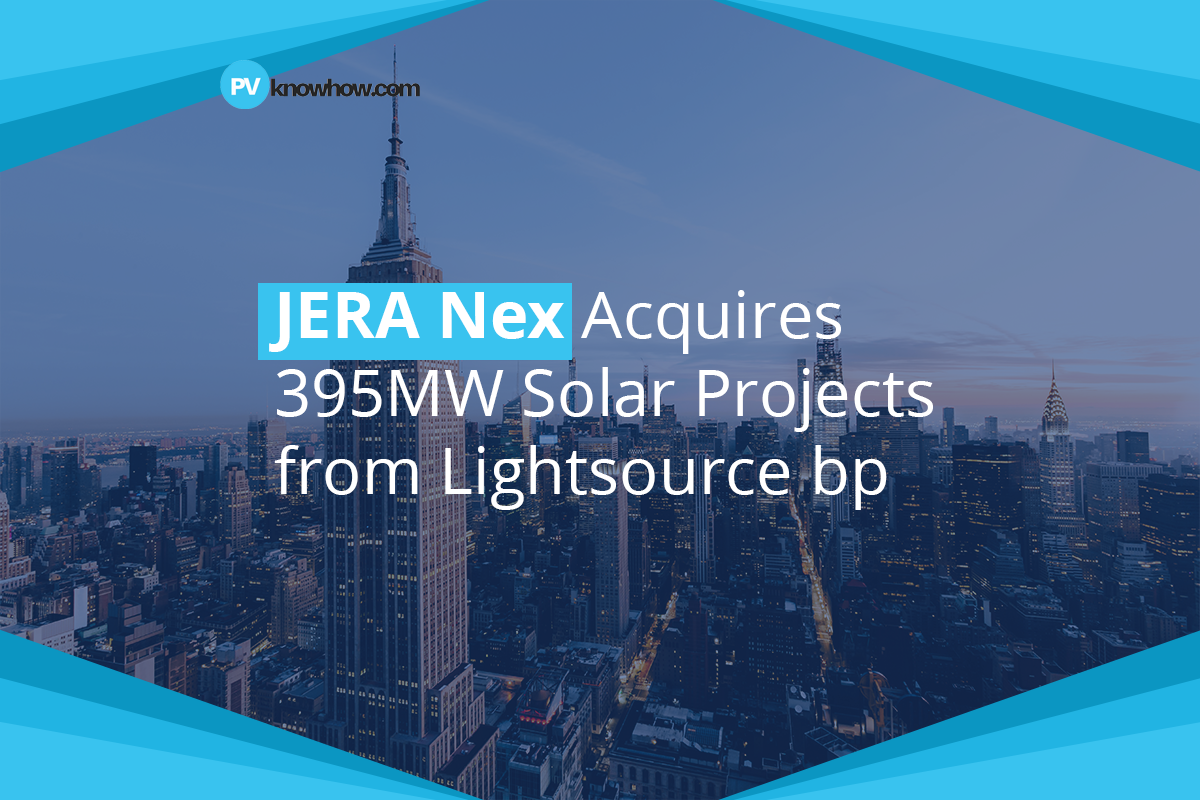 JERA Nex Acquires 395MW Solar Projects from Lightsource bp