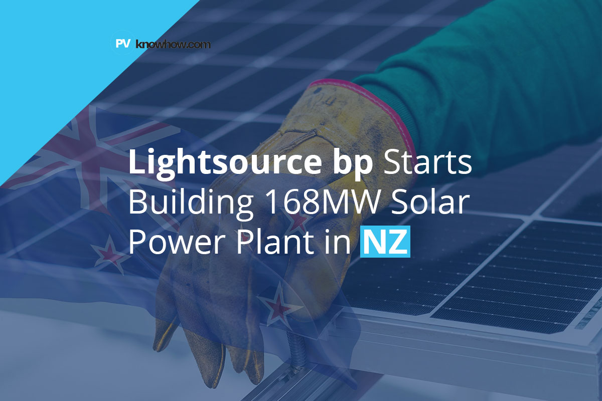 Lightsource bp Starts 168MW Kōwhai Park Solar Farm in NZ