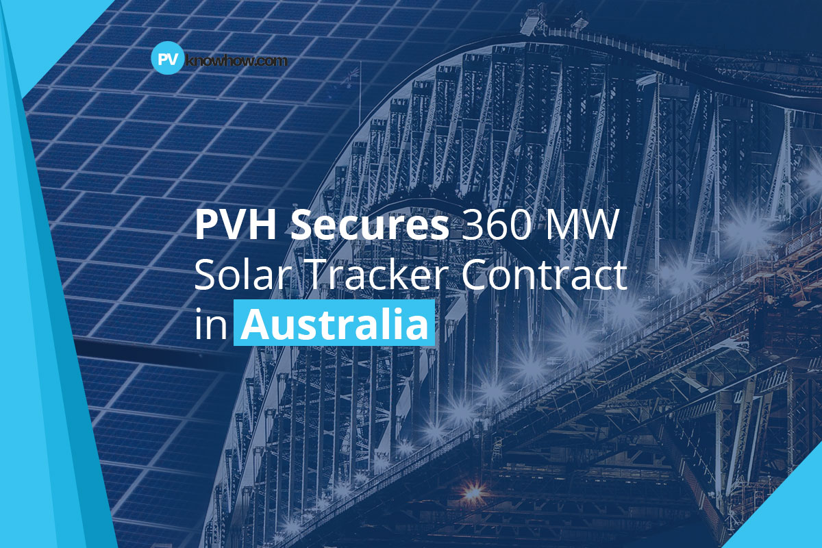 PVH to Supply Solar Trackers for 360 MW GPG Projects in Australia