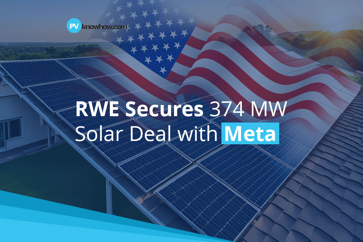 RWE Secures 374 MW Solar Deal with Meta