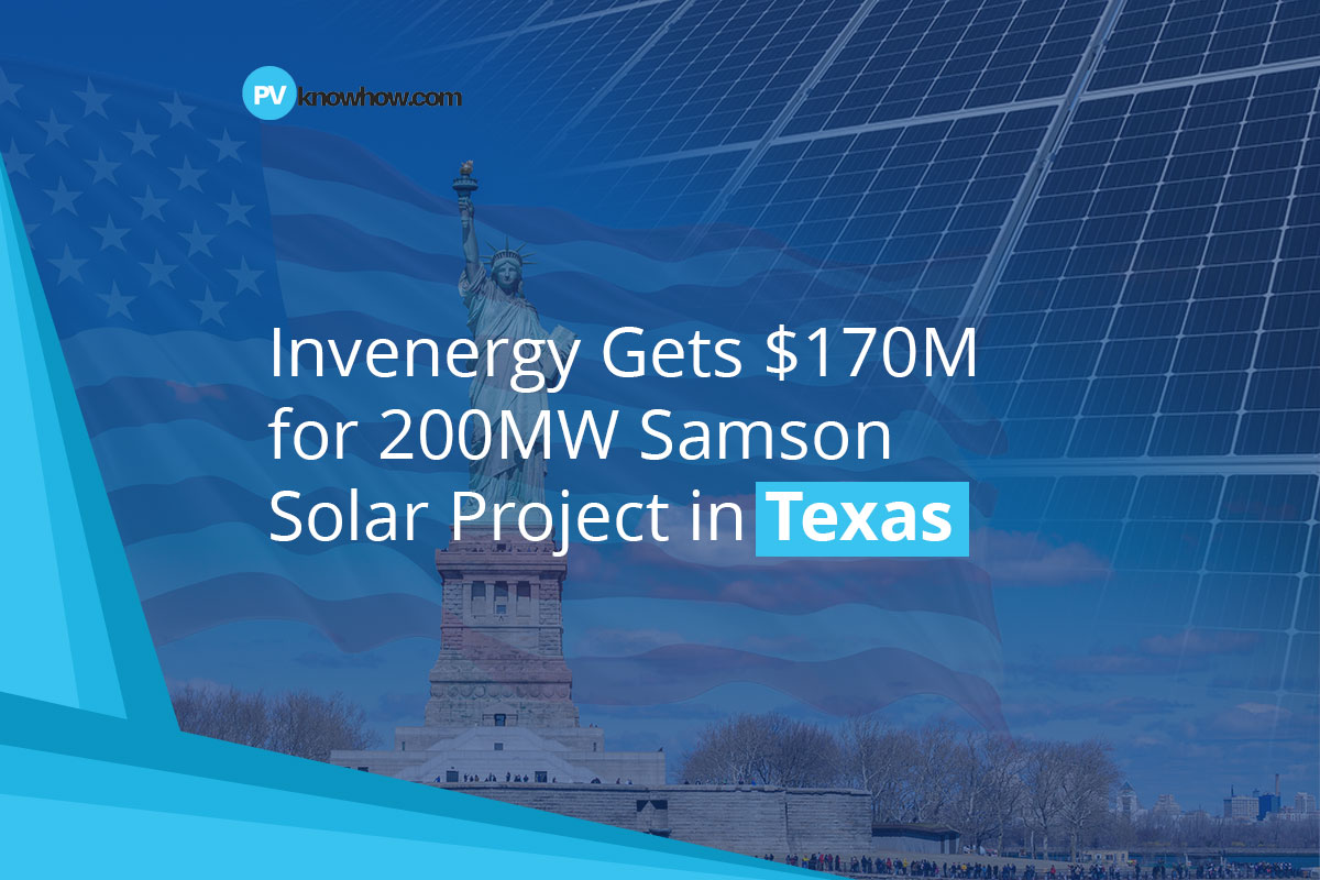 Invenergy Secures $170M for Samson II Commercial Solar Project in Texas