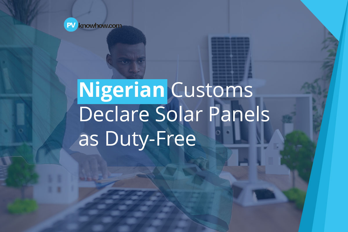 HS Code for Solar Panels in Nigeria: Customs Confirms 0% Duty