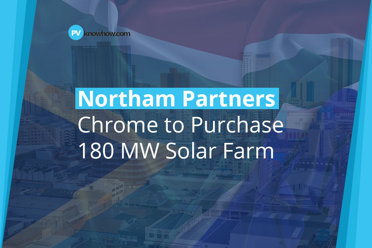 Northam Secures 180 MW Solar Farm for Zondereinde PGM Mine