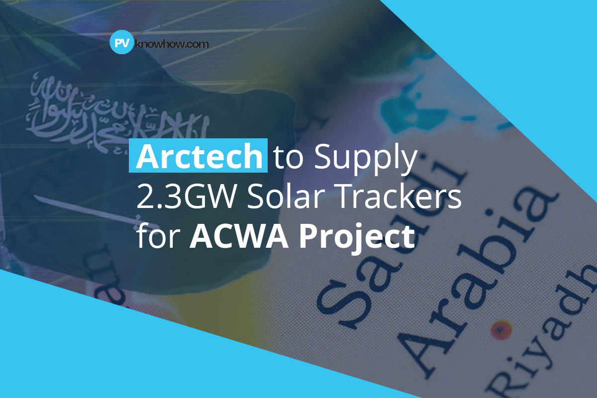 Arctech Solar Wins 2.3 GW Tracker Deal for Saudi Arabia Project