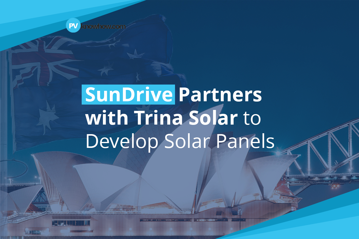 SunDrive Partners with Trina Solar to Develop Solar Panels