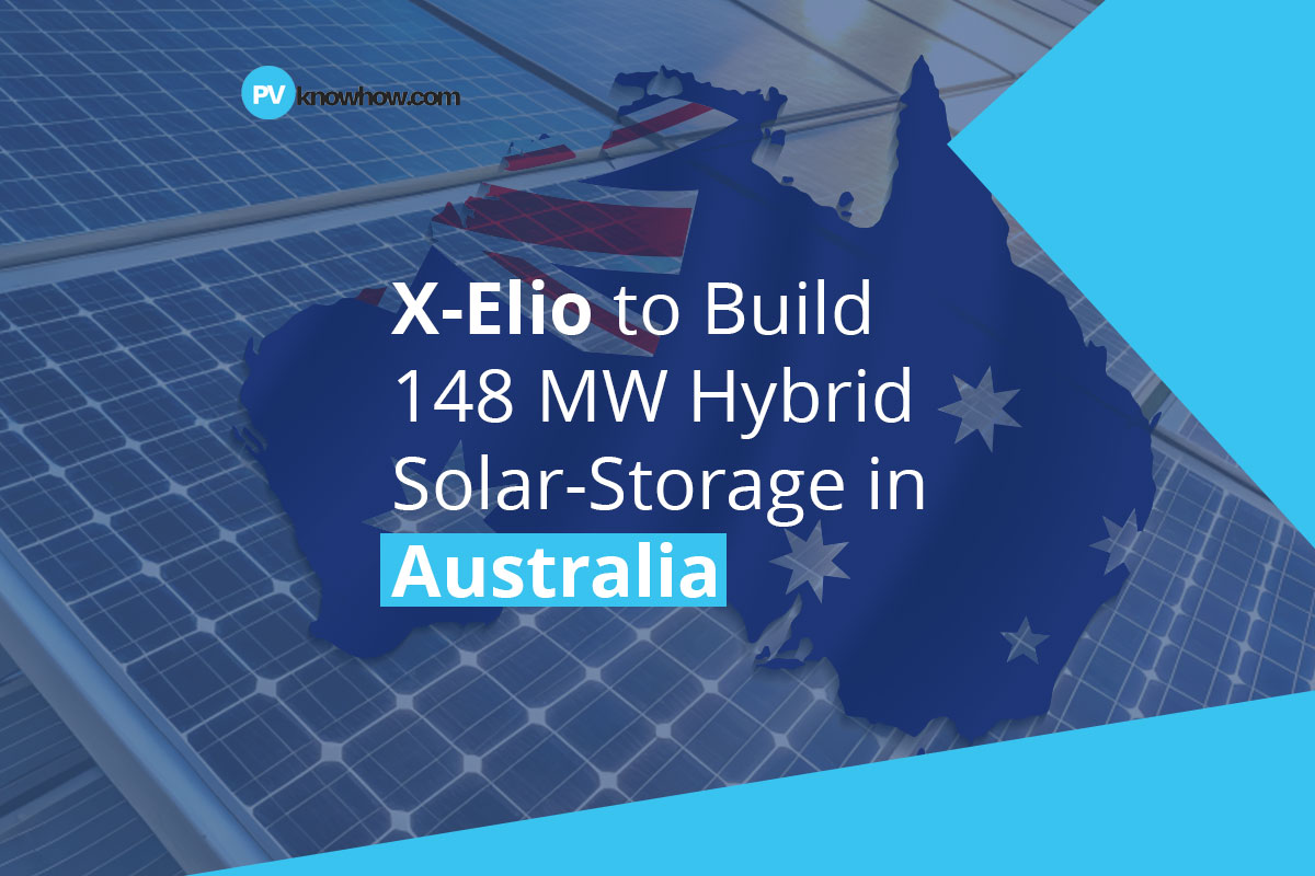 X-Elio to Build 148 MW Hybrid Solar Storage in Australia