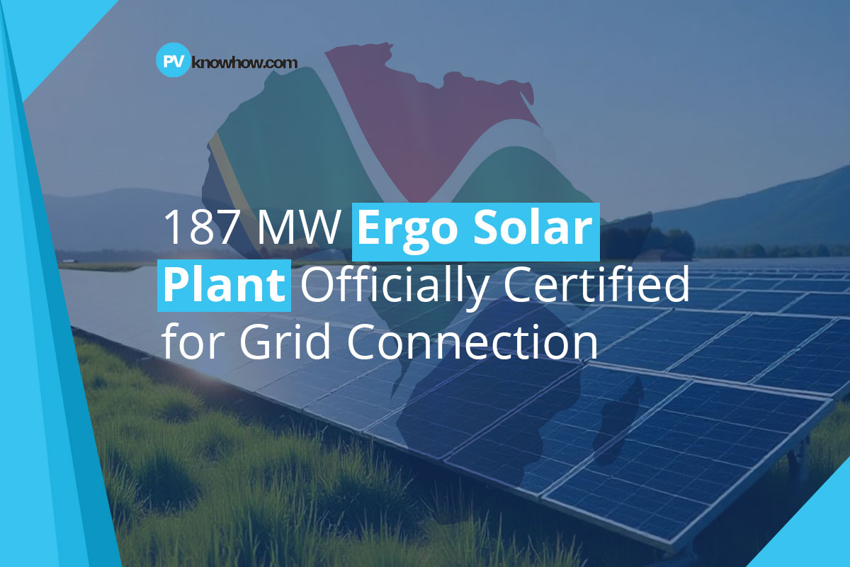 Ergo Solar Plant: 187 MW Grid-Connected Power & Battery Backup