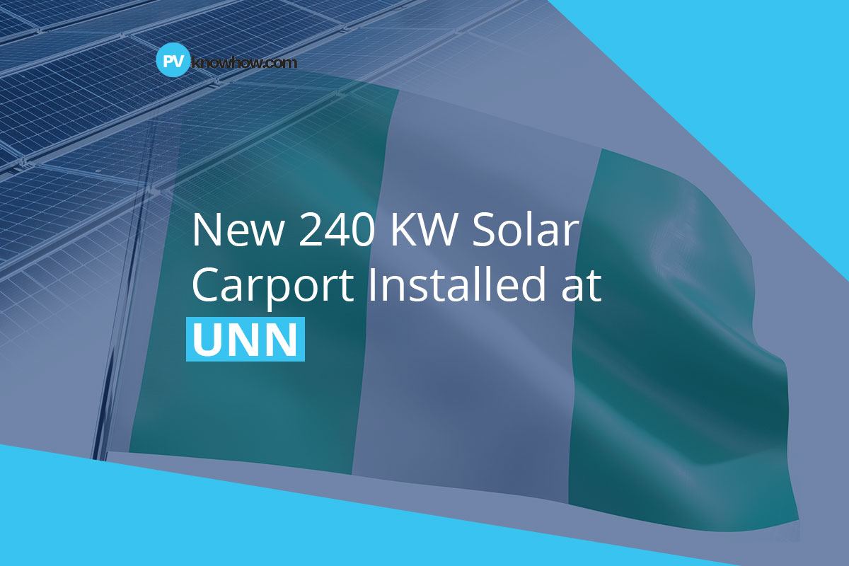 Azura Solar Powers UNN with 240KW Carport in Nigeria