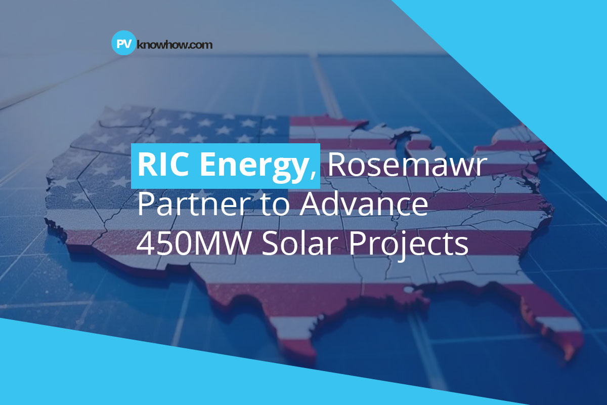 RIC Energy & Rosemawr Partner to Fund 450 MW of NY Solar Projects