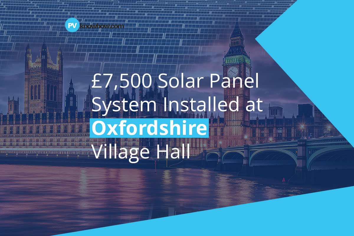 Bucknell Village Hall Powers Future with Solar & Battery Storage