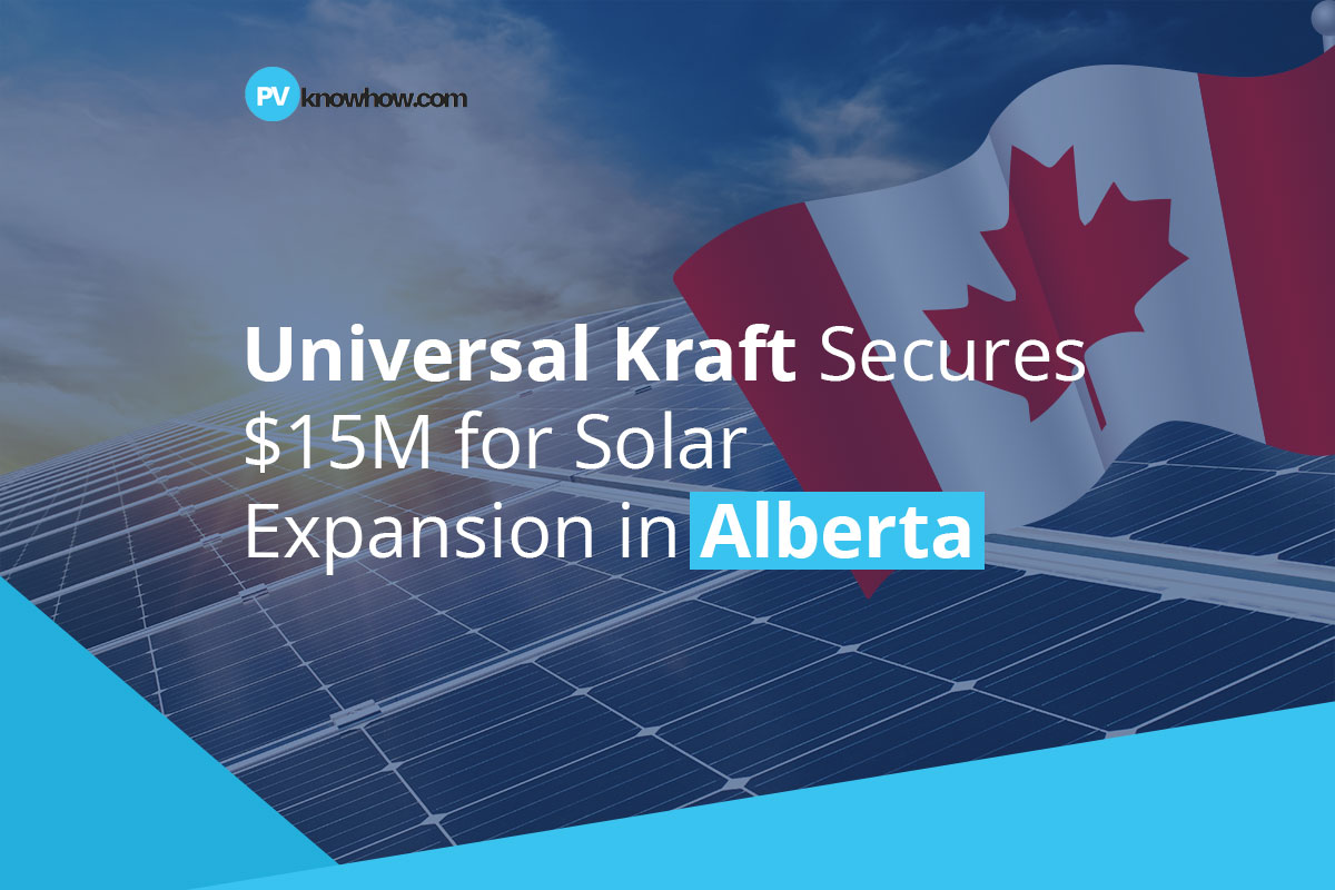 Universal Kraft Secures $15M for Solar Expansion in Alberta