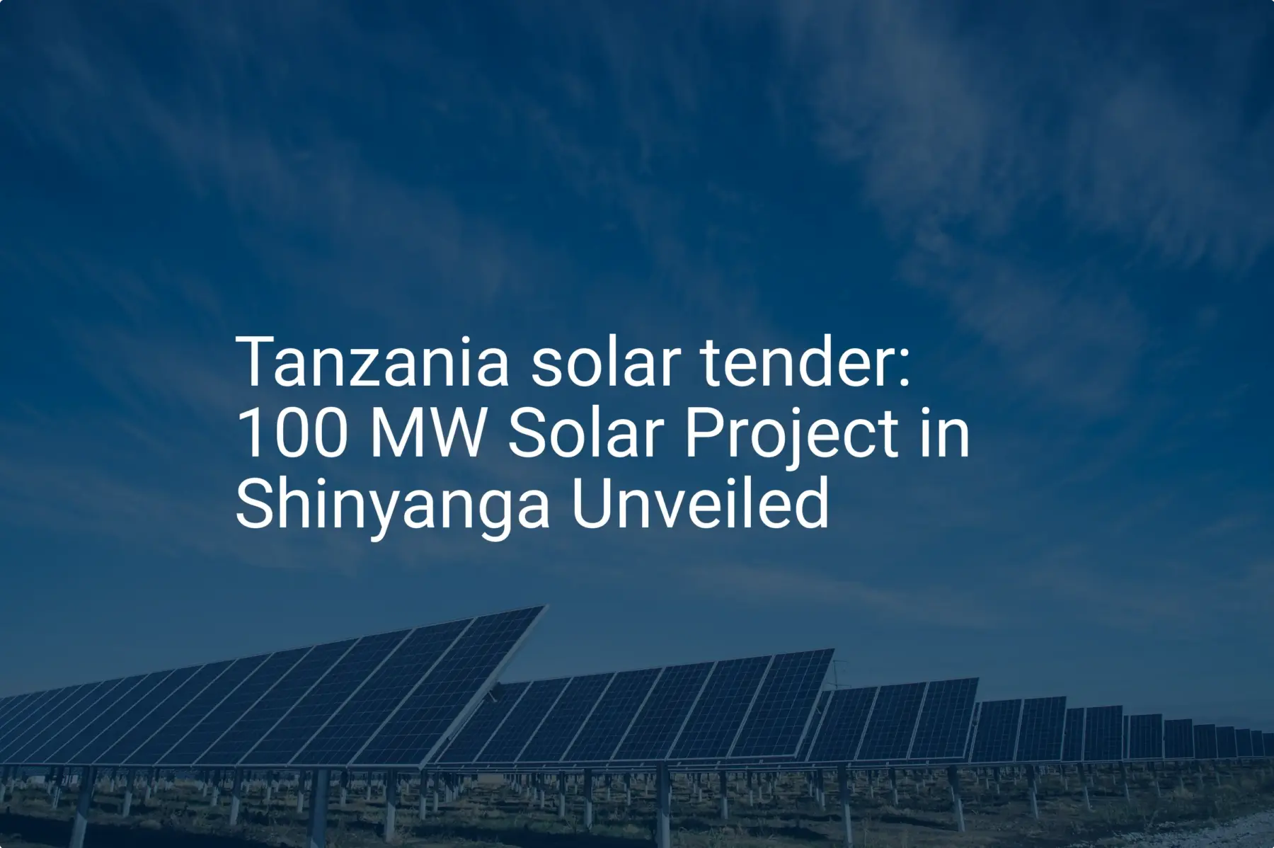 Tanzania Solar Panel Manufacturing Report | Market Analysis and Insights