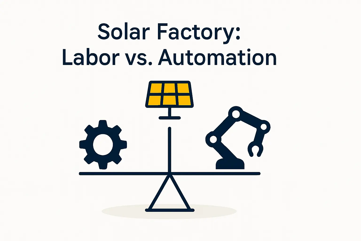 Solar Factory Financial Model: Labor vs. Automation in Kenya