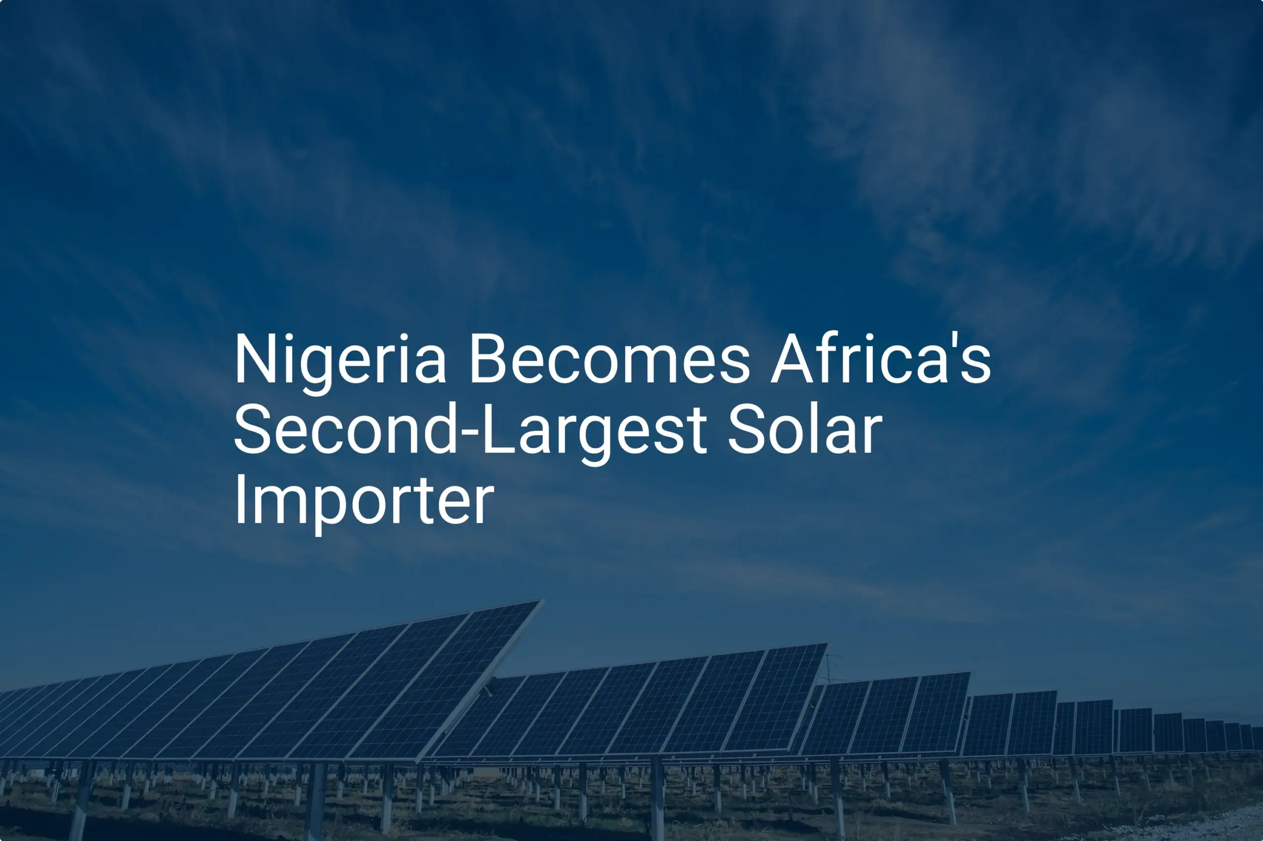Nigeria Solar News Archives - PVknowhow.com