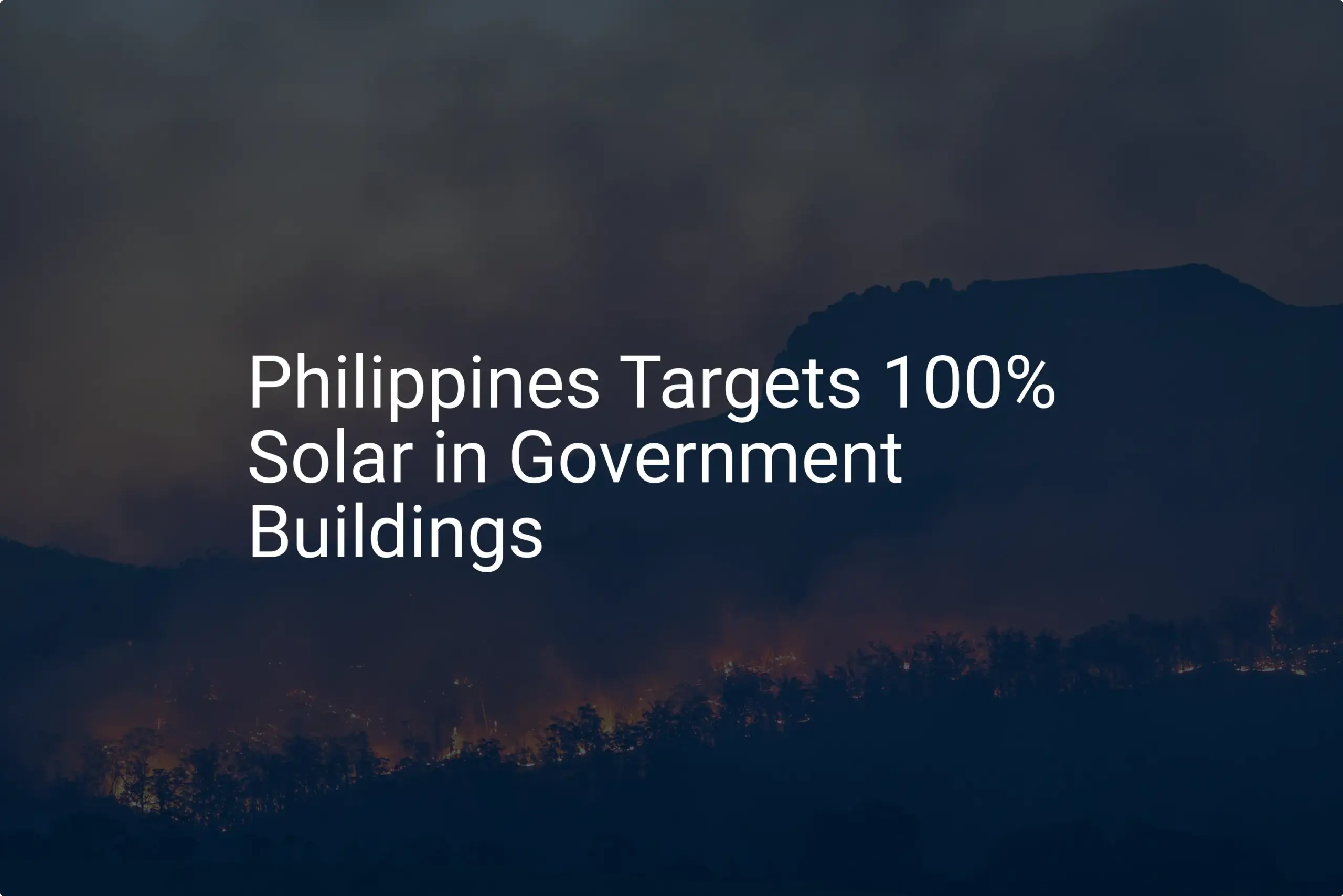 Philippines solar government buildings: 2028 Incredible Goal - PVknowhow.com