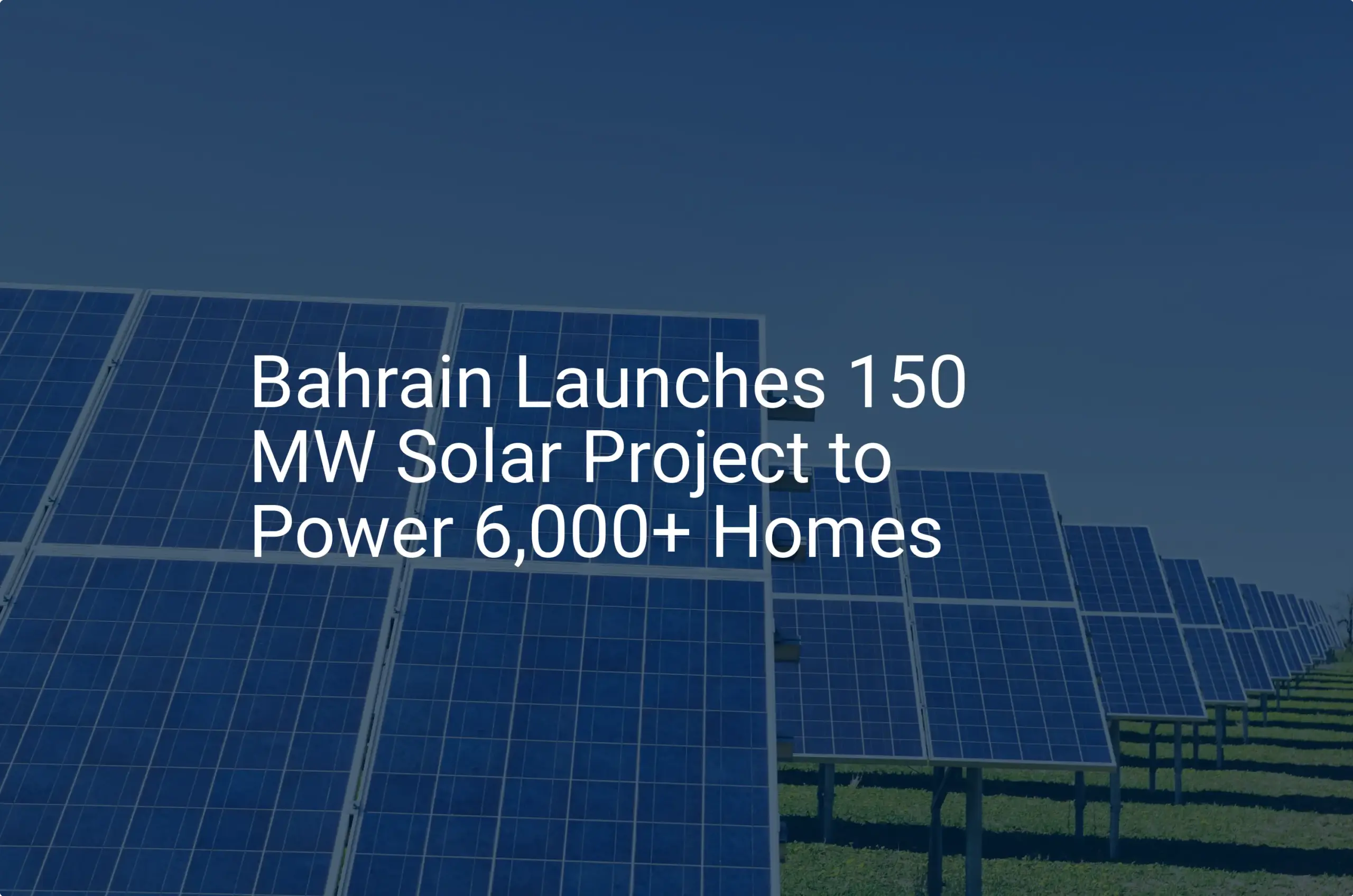 Bahrain solar project: Impressive 150 MW Power Boost - PVknowhow.com