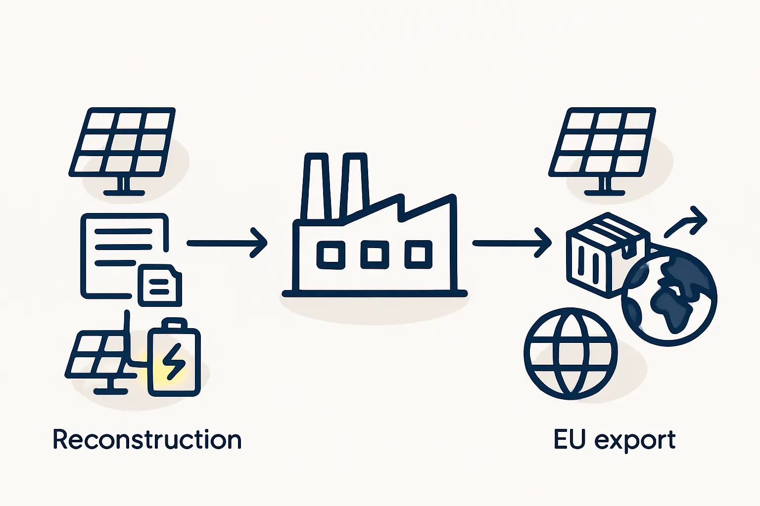 Ukraine Solar Factory: Domestic Reconstruction or EU Export?