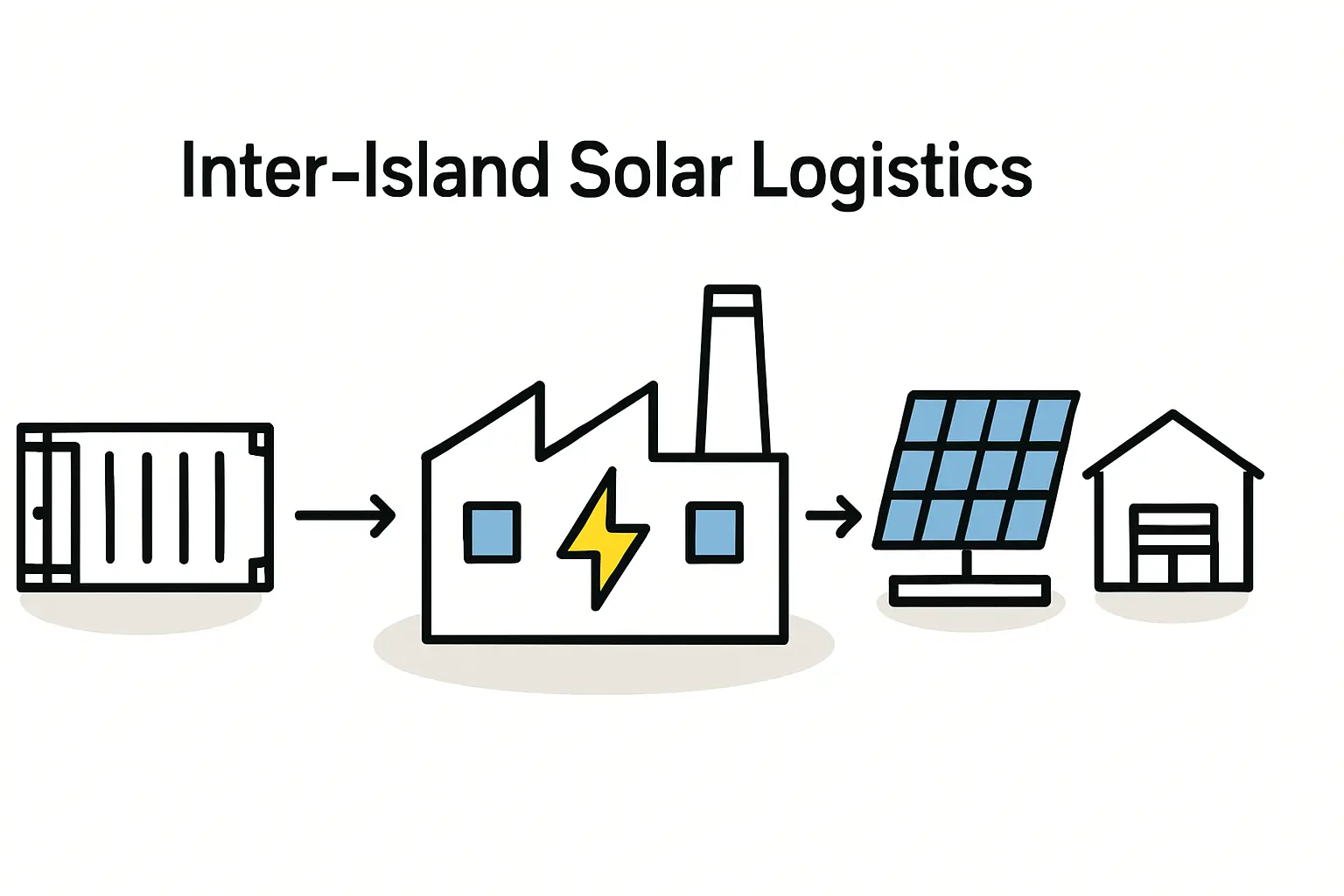 A Guide to Inter-Island Logistics for Solar Manufacturing