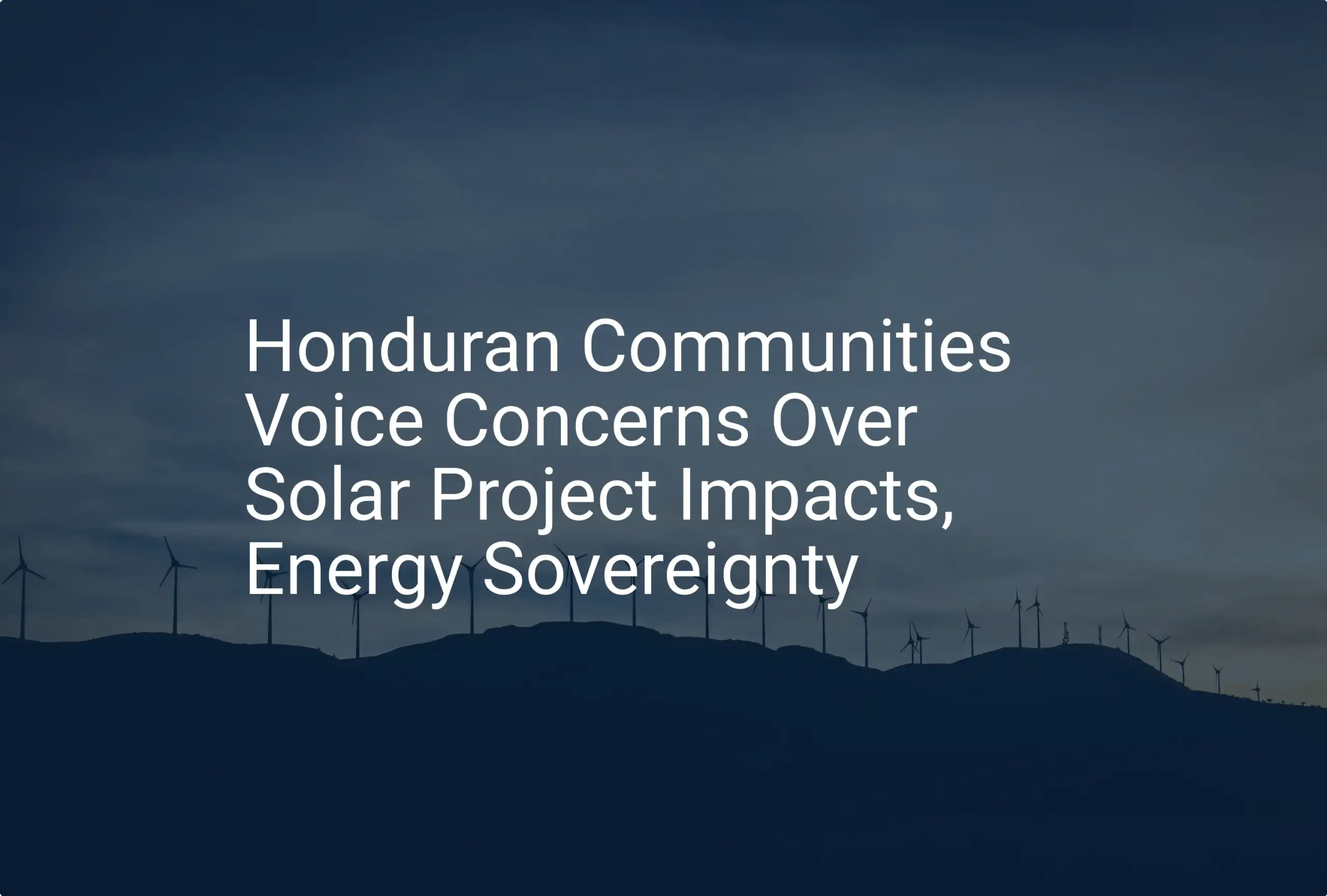 Honduras solar project impacts: Critical 2024 energy fight - PVknowhow.com