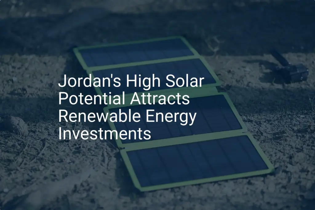 Jordan solar energy: Impressive 70% Growth Fuels Investment - PVknowhow