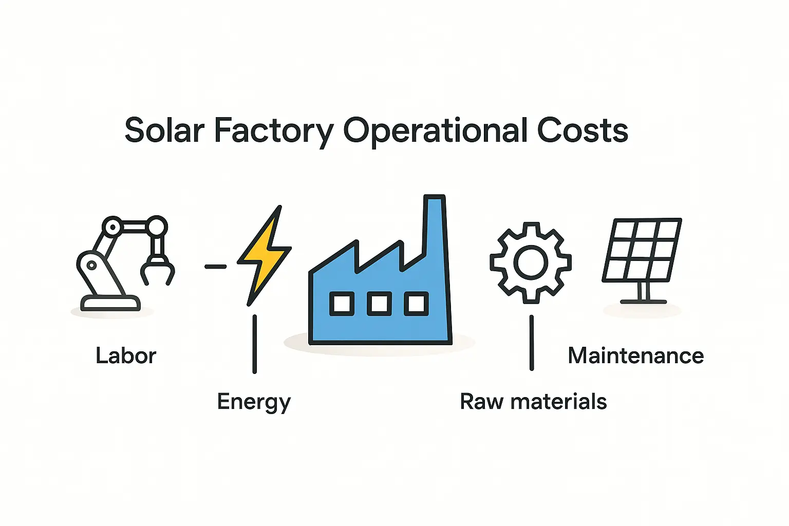 Solar Factory Operational Costs: A 100 MW Romania Model