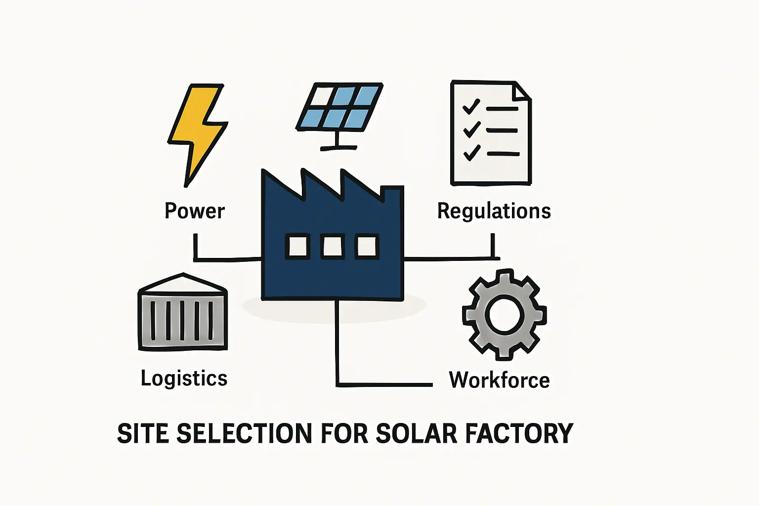 Solar Factory Site Selection Checklist | Kaunas Region Guide