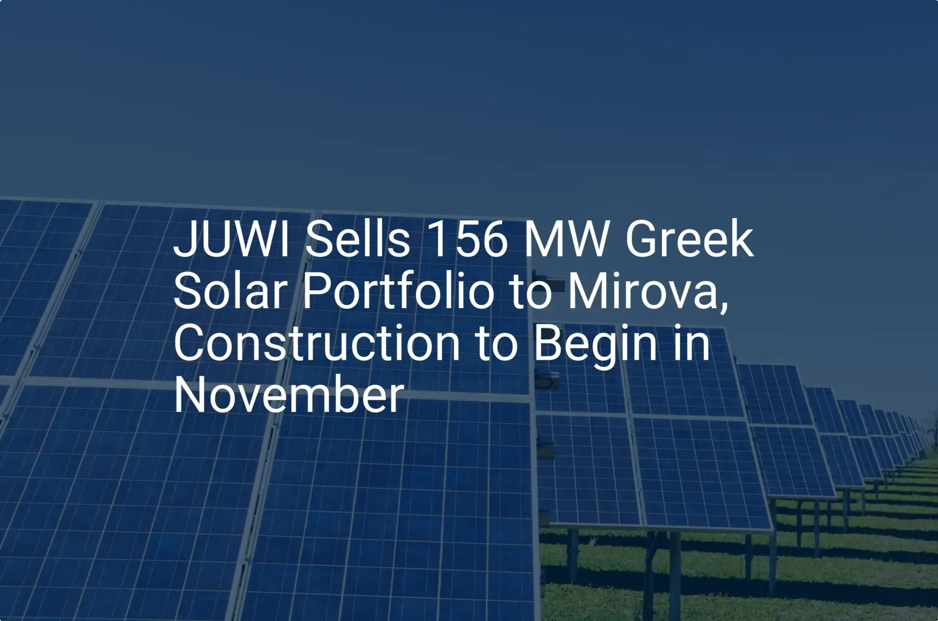 Impressive Greek solar portfolio sale: 156 MW deal - PVknowhow