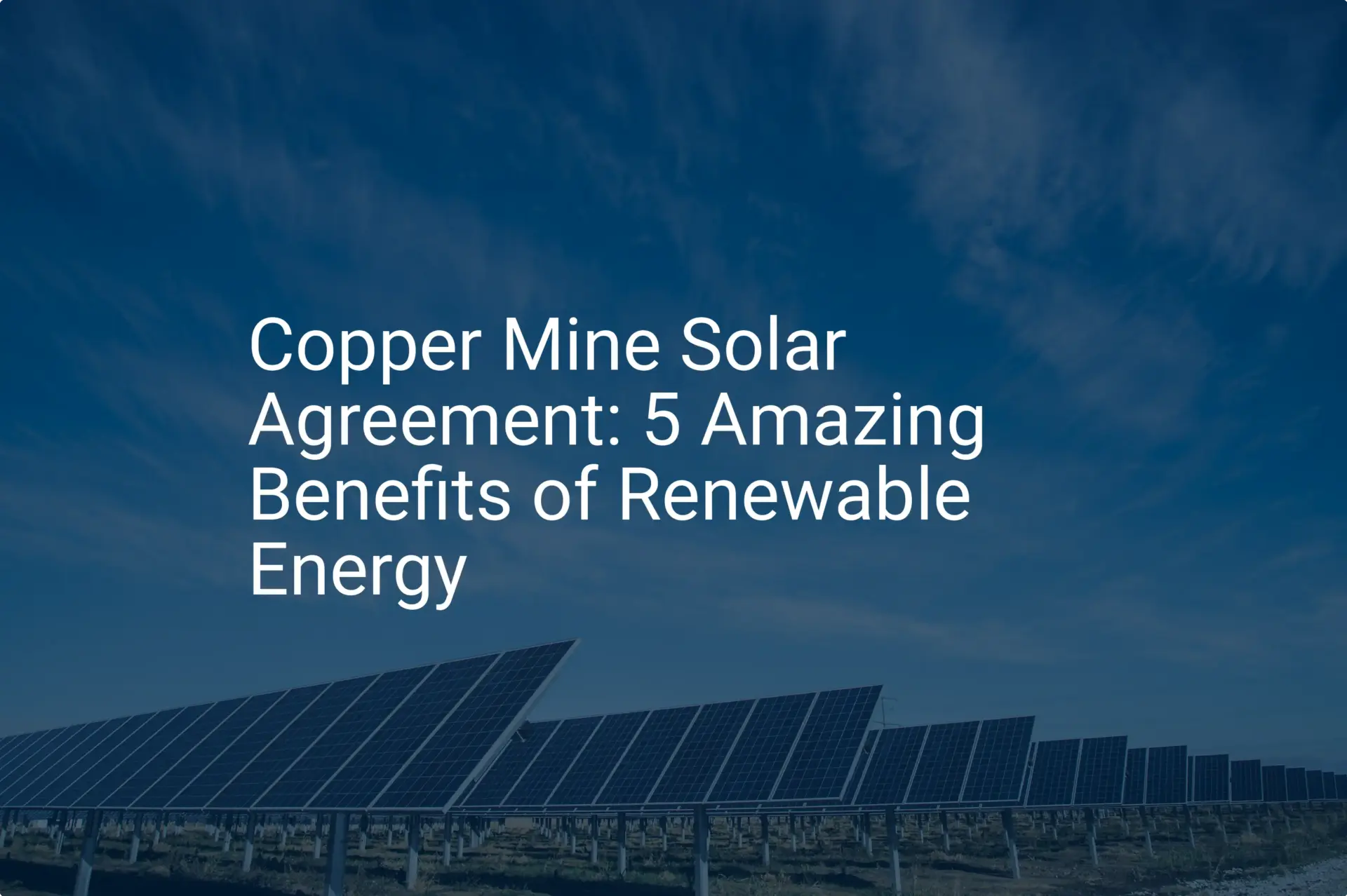 Chariot & Total Eren to Power DRC Lithium Mine with Solar