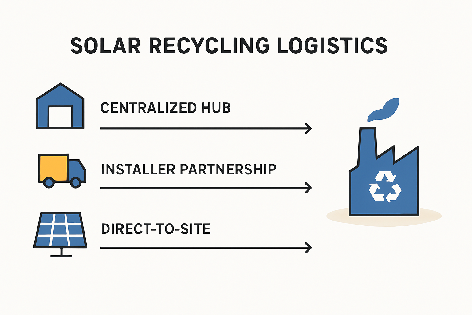 Solar Panel Recycling Logistics: A Comparative Analysis of Collection ...